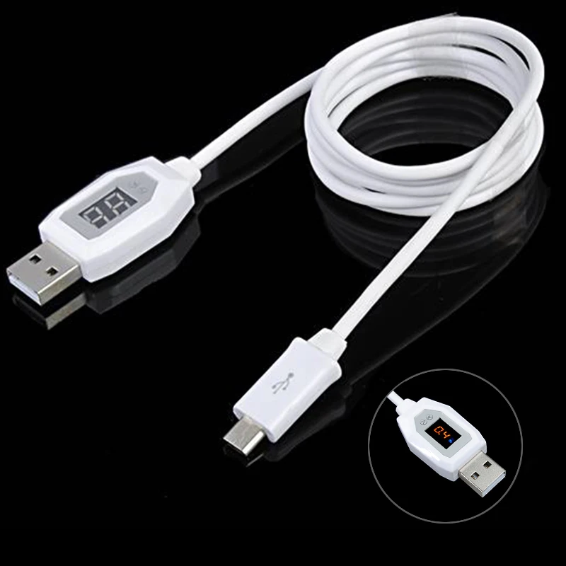 Smart Micro USB Data Line High Voltage Testing Protect With LCD Current ...