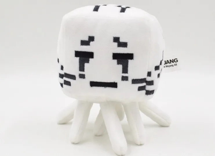 18cm Minecraft Ghost Red Eye Zombie Plush Toys JJ Steve Creeper ...