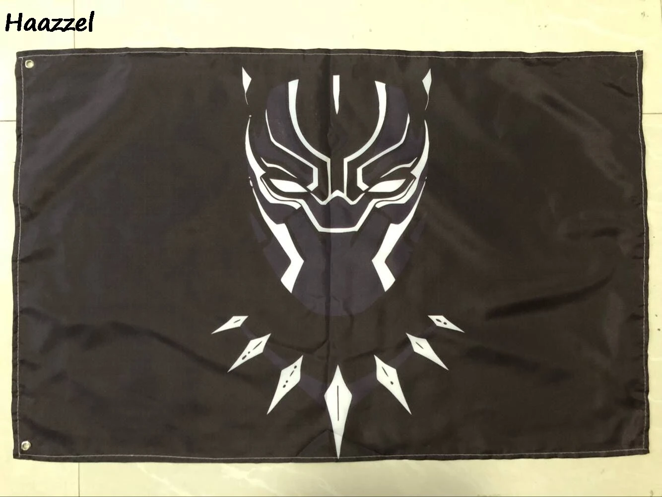 3ft x 5ft 3x5ft Black Panther Mask black horizontal Flag Banner print ...