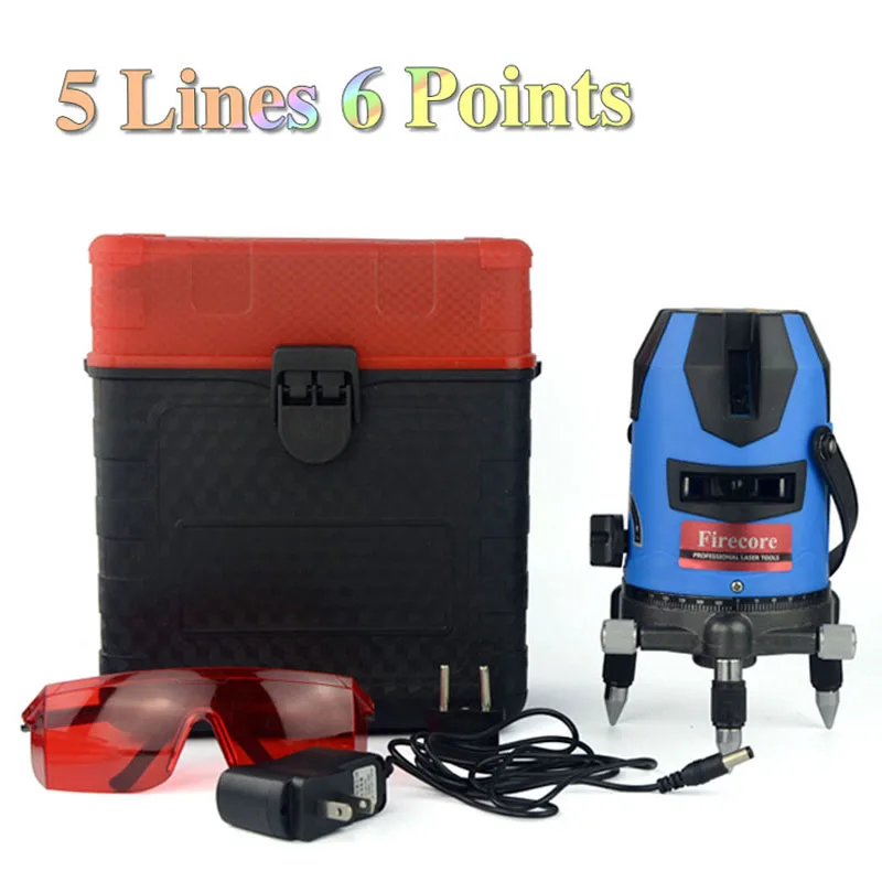 Купить 5 линий 6 очков лазерный уровень 360 поворотный открытая модель ...