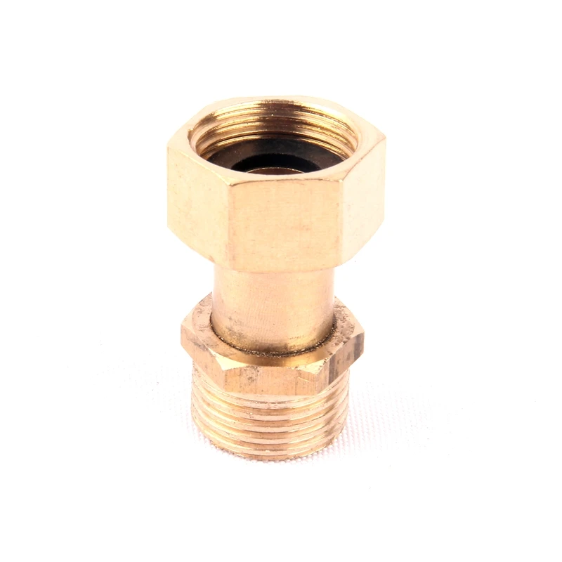1pc 1/2 Inch Thread Brass Connector Home Garden Water Pipe Copper ...