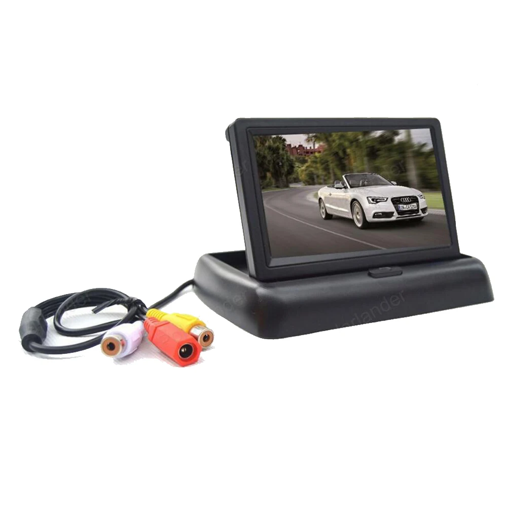 4-3-inch-Foldable-Car-Rear-View-Monitor-2-CH-video-input-LCD-TFT ...