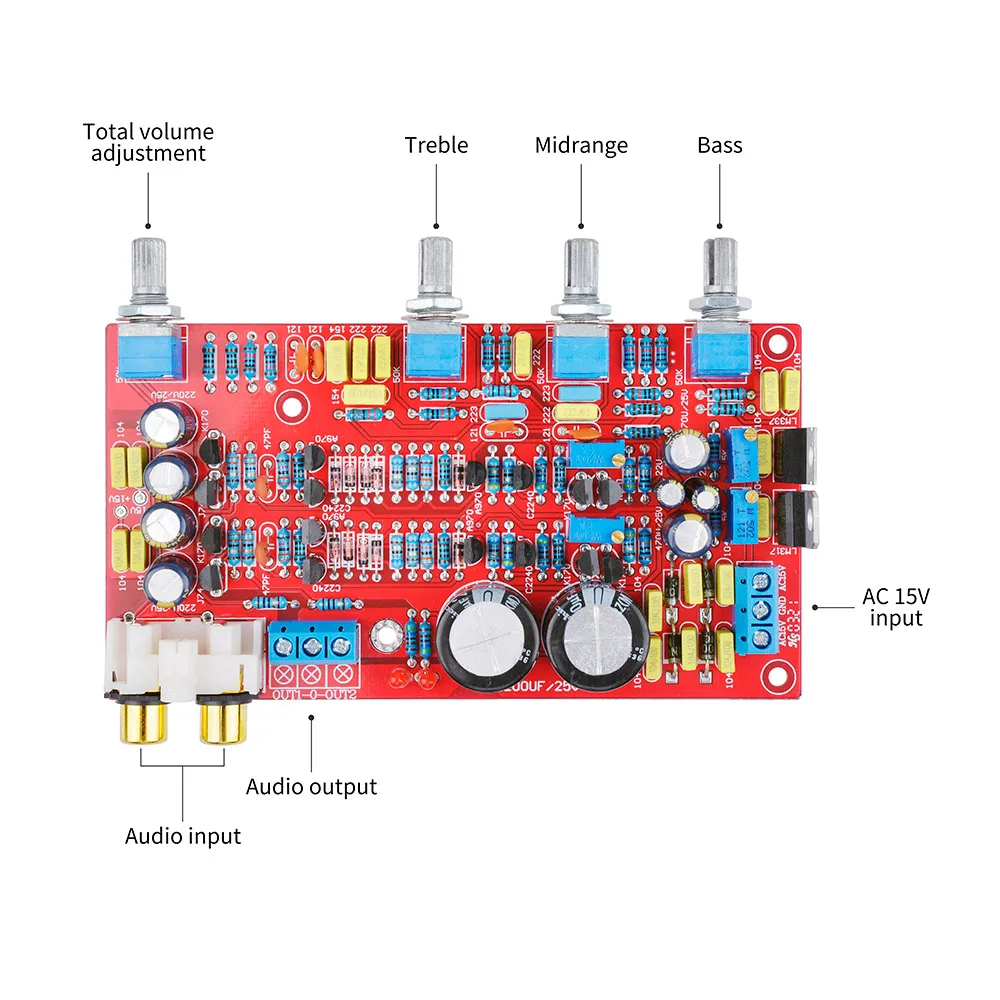 AIYIMA Tone Preamp Board Marantz Circuit HIFI Amplifier Preamplifier ...