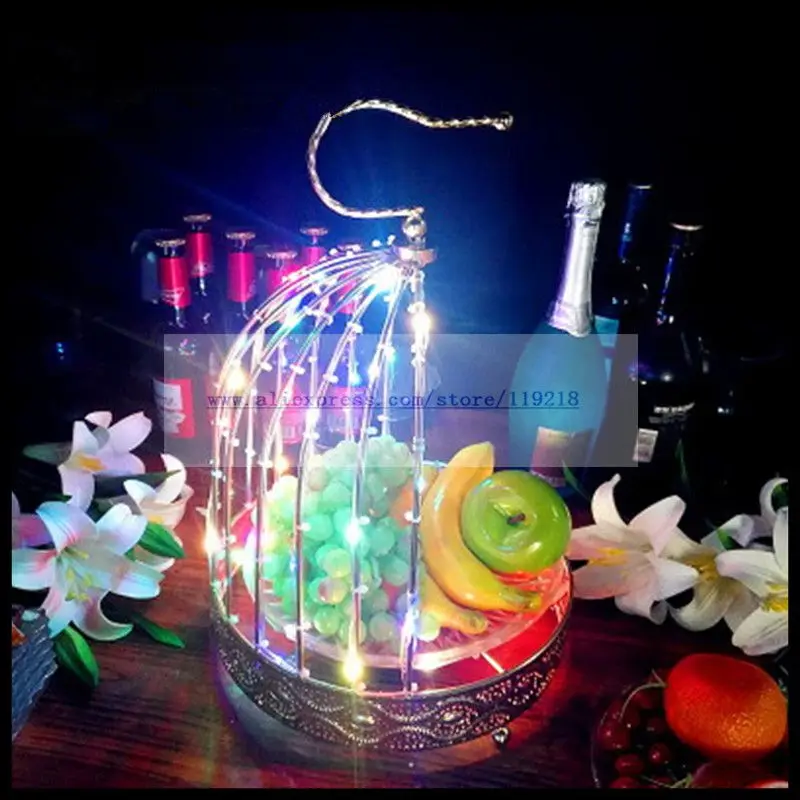 Glowing-fruit-platter-snack-food-dish-creative-bar-LED-charging ...