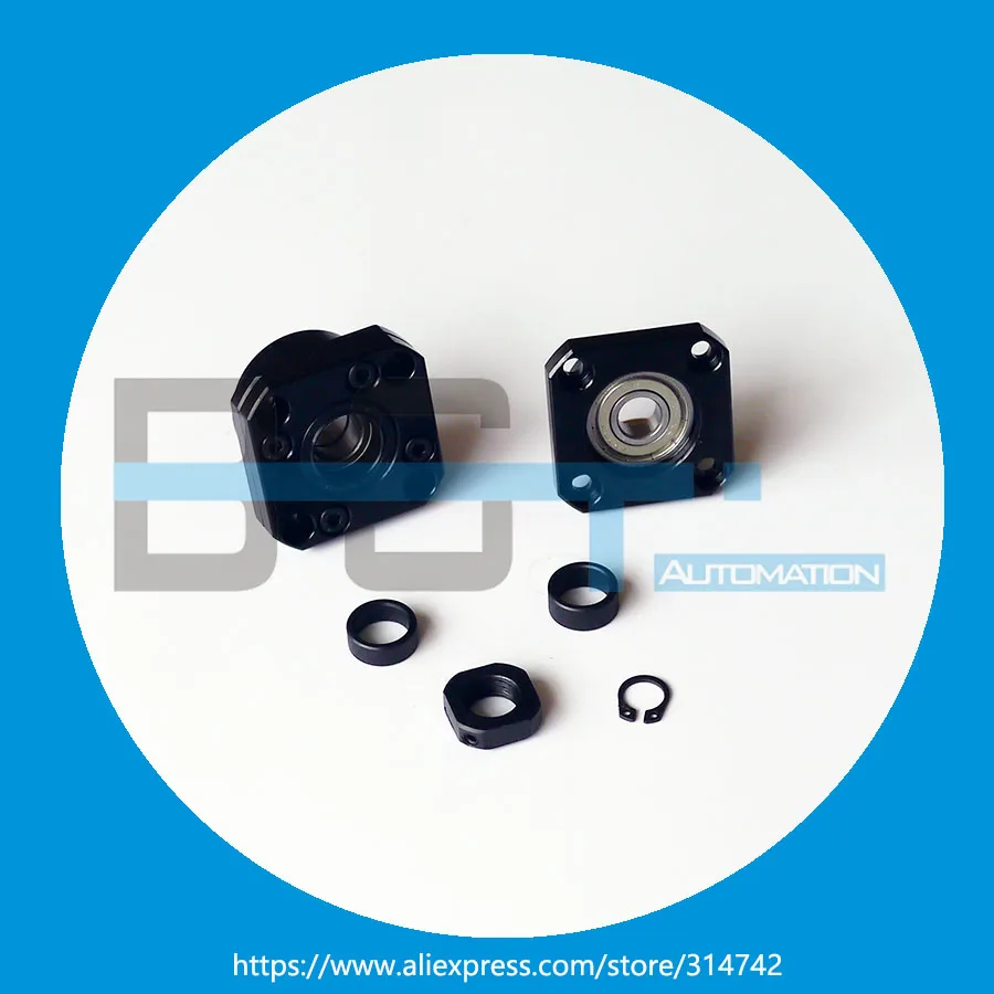 1204 Ballscrew set 161 200 300 400 500mm 561mm with SFU1204 Ballnut+ ...