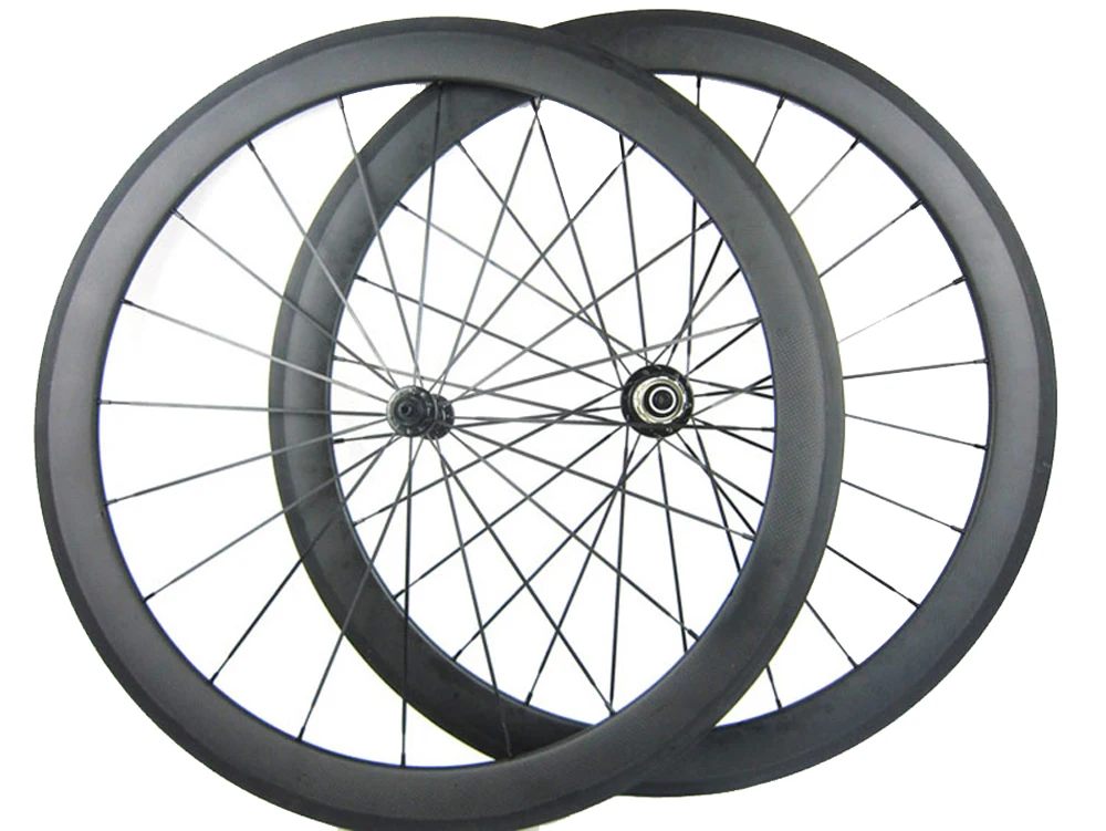 only 1400g carbon bike wheel 50mm tubular type front/rear wheel 700c ...
