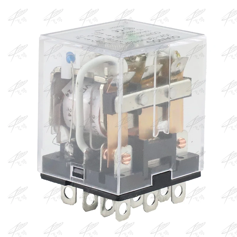 LY3NJ JQX-13F HH63P 220vac реле 24 в 12 В 36 В AC/DC 10A серебряный ...