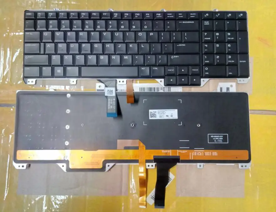 새로운 노트북 키보드 델 에이리언웨어 17 R2 17 R3 QWERTY 레이아웃|keyboard for dell|laptop ...