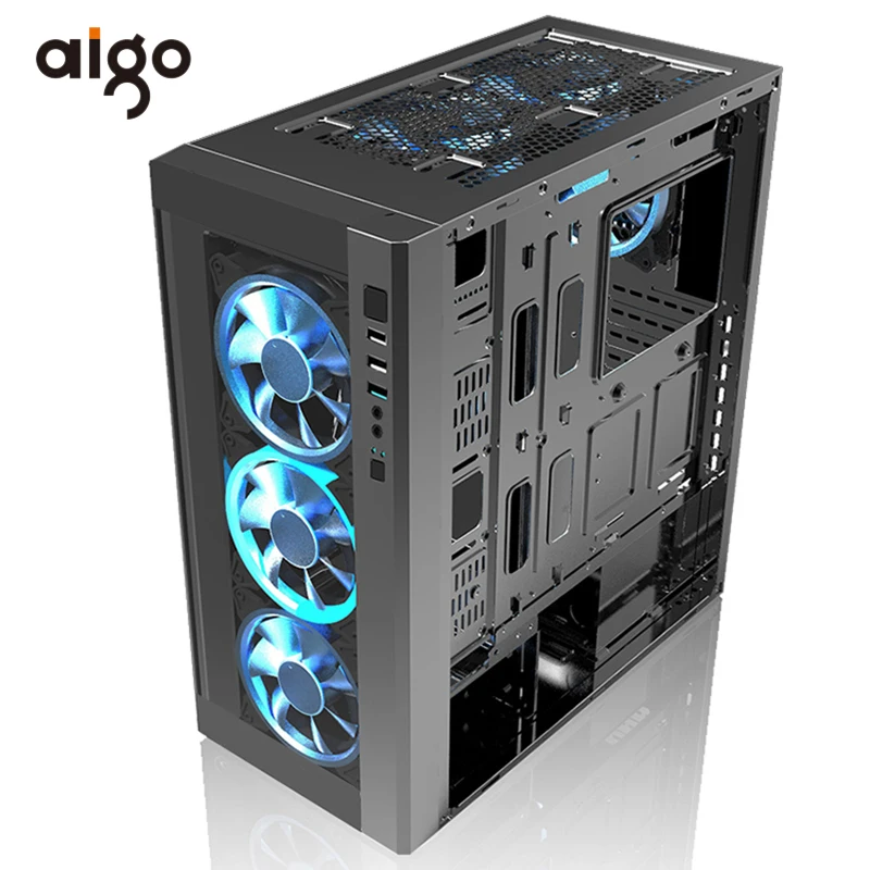 Aigo PC Computer Case Chassis 404*205*455mm Atx Computer Case USB 3.0 I ...