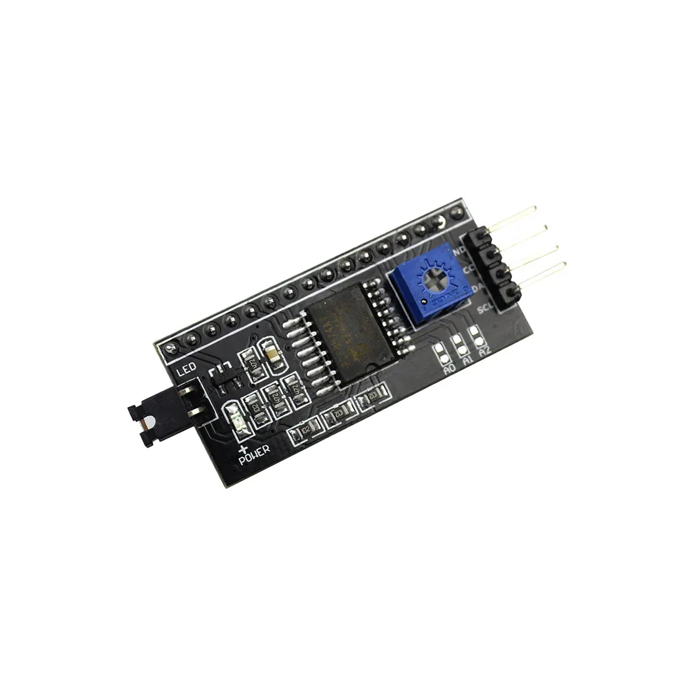 IIC I2C TWI SPI Serial Interface Board Port For 1602 2004 LCD LCD1602 ...