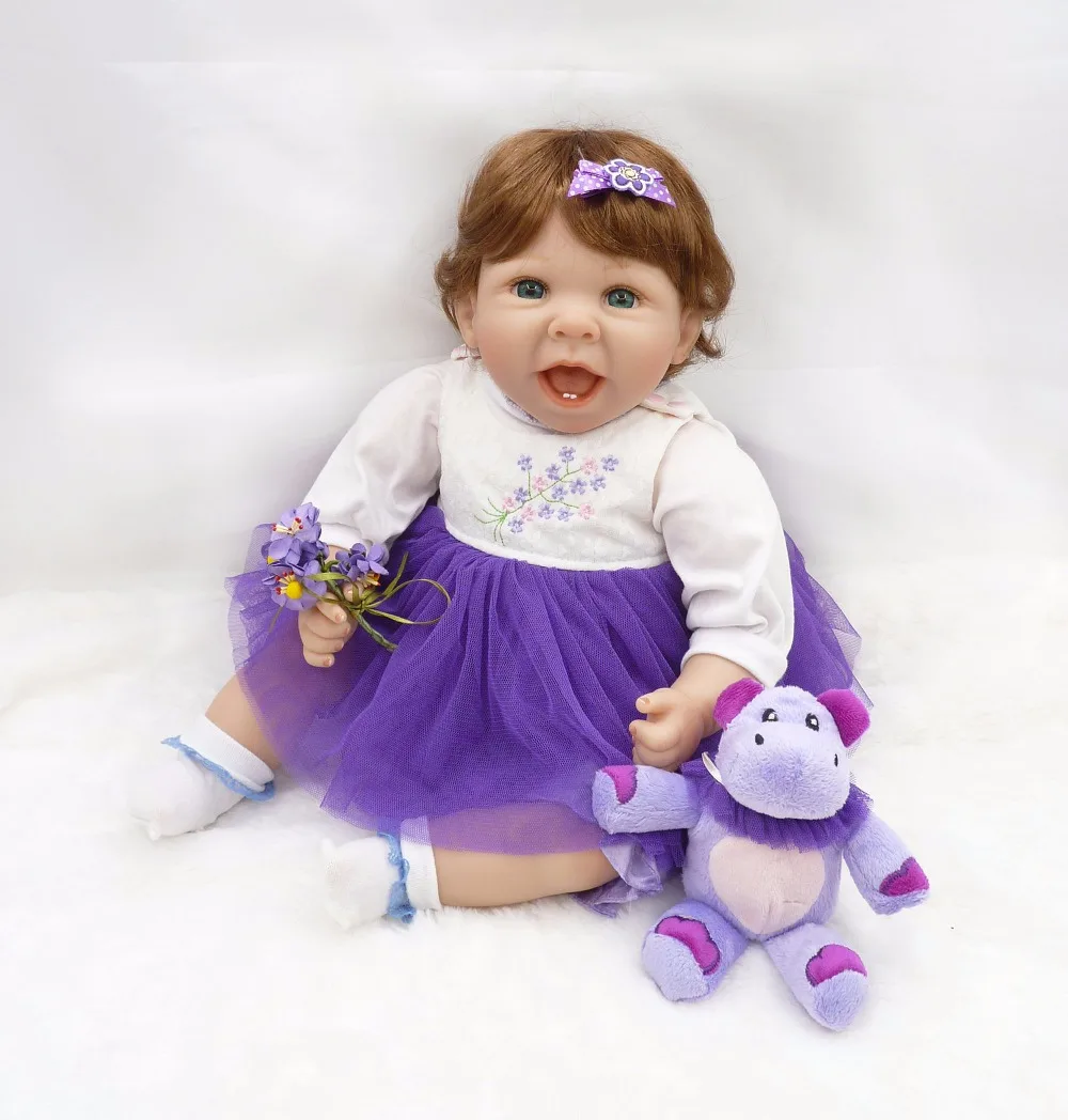 NPK 20 inch cute princess dress happy tongue doll reborn 20 Inch ...