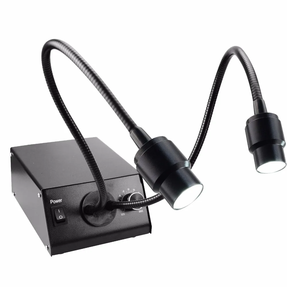 Gooseneck Lights Microscope Led Dual Illuminator 100v~240v Adjustable ...