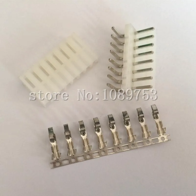 20set CH3.96mm Right Angle 8 Pin Header Plug Terminal Female Jack PCB ...