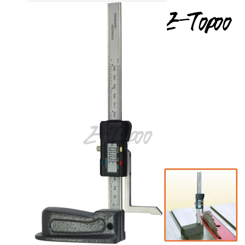 0 150mm 200mm 300mm 500mm steel Digital Height Gauge Electronic height ...