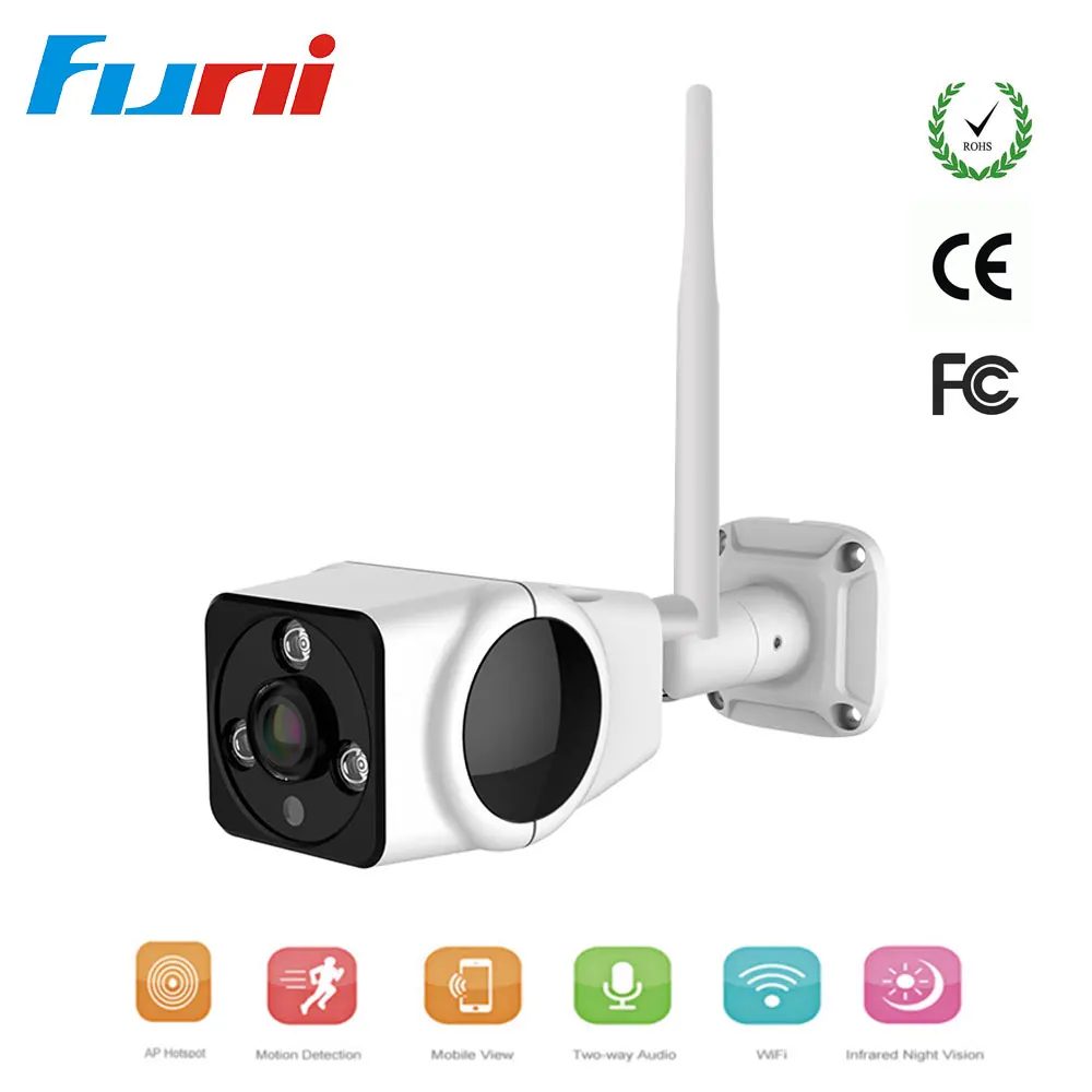 Funi HD 1080P Wifi IP Camera Outdoor 360 Degree FishEye Security Camera ...