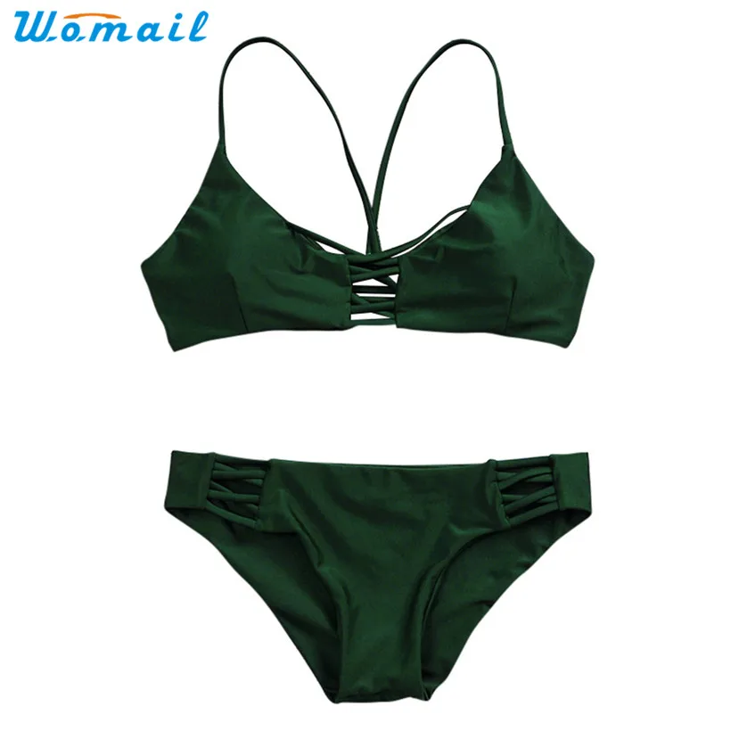 Womail Suit Bikini Push Up Padded Bra Swimsuit Bathing Sexy Women