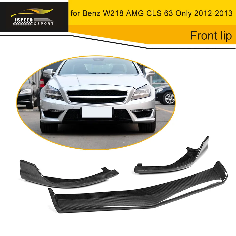 Car Styling Carbon Fiber Racing Front Lip Spoiler Splitter For Benz ...