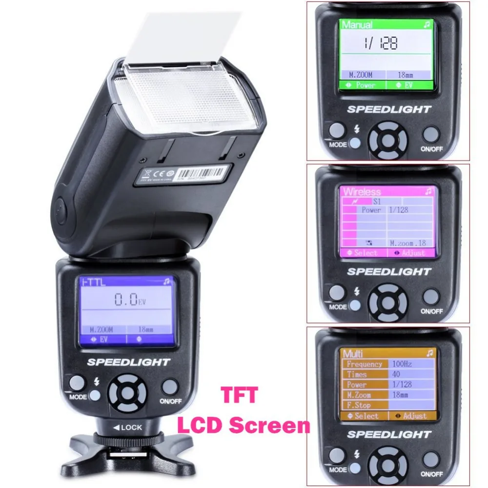 Купить neewer e-ttl nw - 985c tft экран высокоскоростной, синхронизации ...