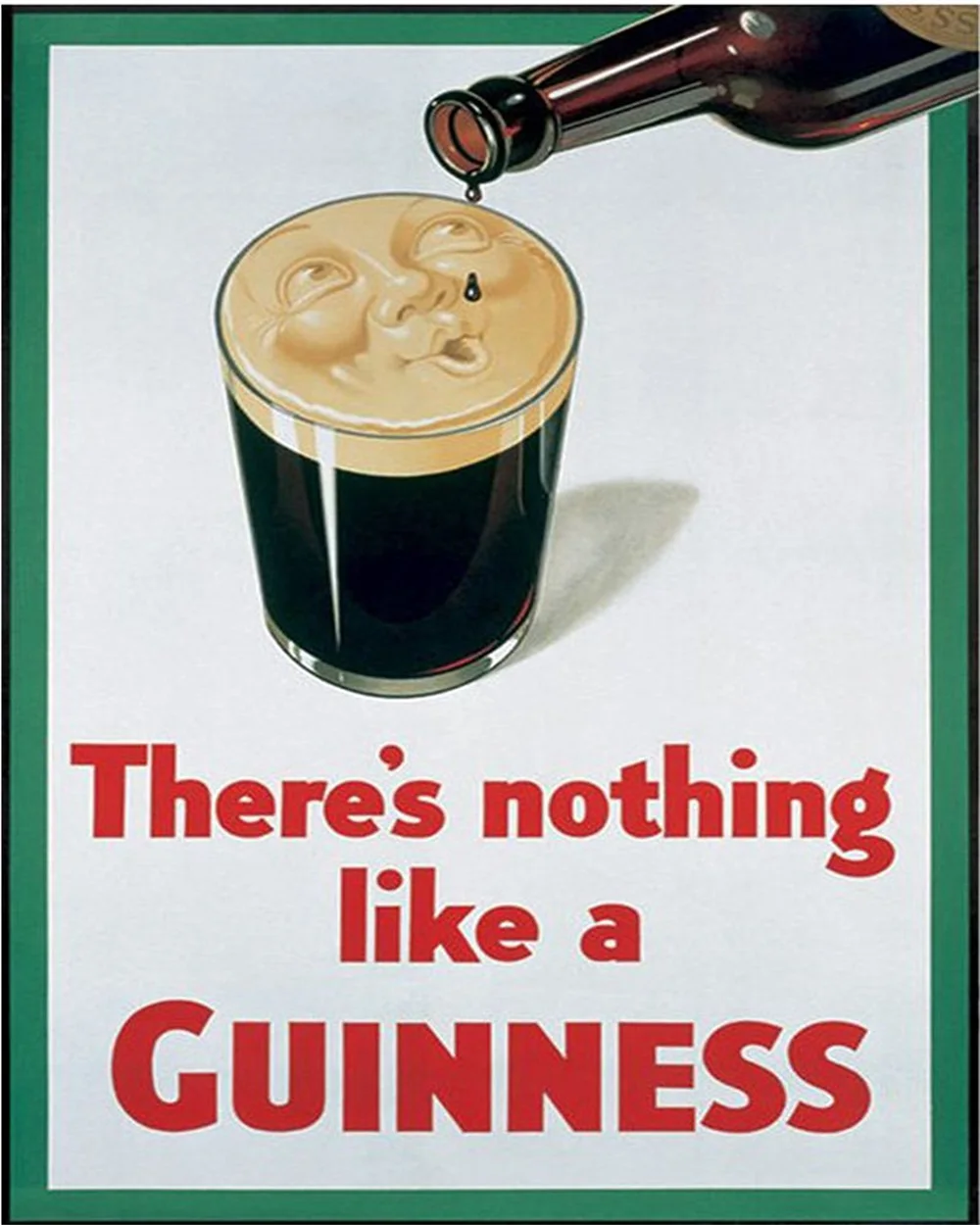 There Is Nothing Like Guinness Retro Vintage Beer Propaganda Posters ...
