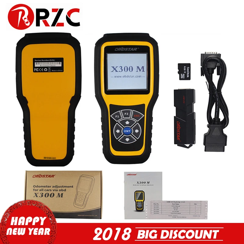 Free Ship OBDSTAR X300M for Odometer Adjustment And OBDII X300 M ...