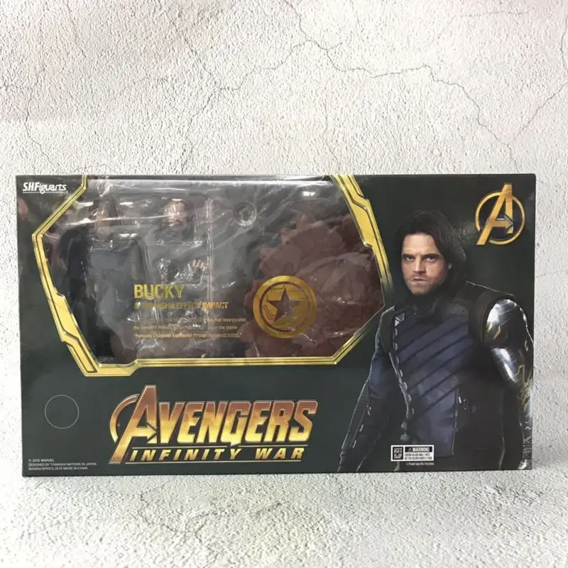 Marvel James Bucky Barnes Action Figure Avengers Endgame White Wolf ...