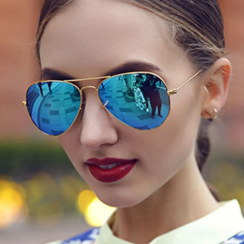 Aliexpress.com : Buy New Color Fashion Reflective Mirror Sunglasses For ...