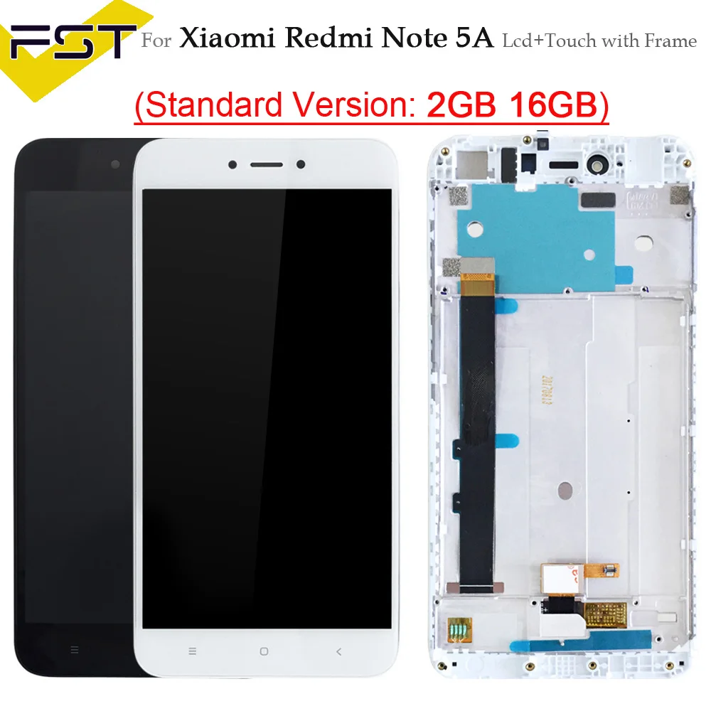 For Xiaomi Redmi Note 5A Standard 2GB/16GB LCD Display For RedRice Note ...
