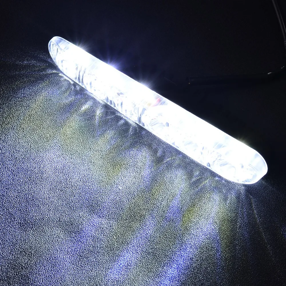 2Pcs Waterproof Car Styling High Power Super Bright 6 LED White Car LED ...