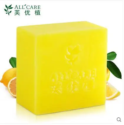 Free Shipping Natural yellow lemon Soap Face and Body Bath Soap For ...