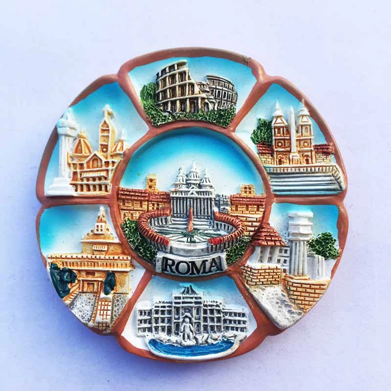 6 cm NEUF Magnet relief Rome collosseum Roms Colosseum souvenir Italie ...