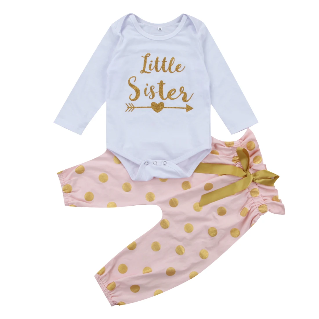 Family Little Big Sister Matching Clothes Outfits Newborn Baby Girl ...