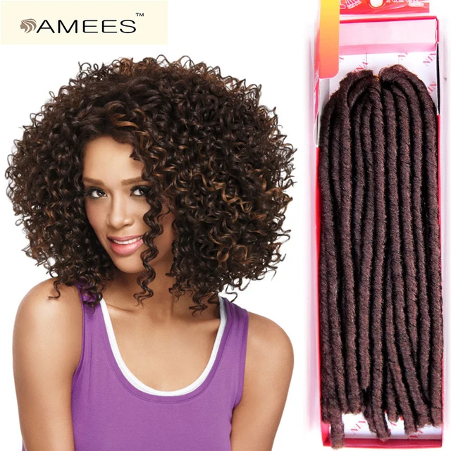 70cm 28" 15pcs/set Ms. selling little black curly wig soft dread locks ...