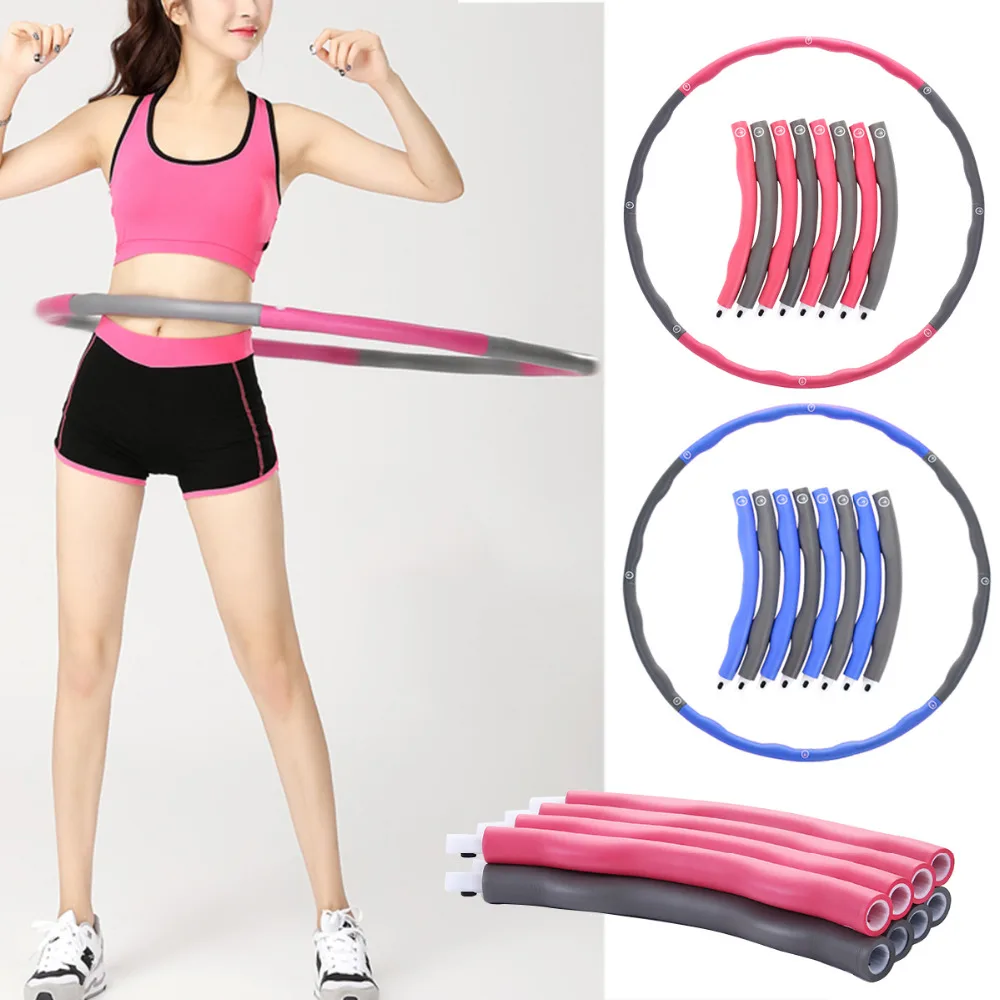 Waist Exercise Slimming Sport Hoops Massage Loops Hard Tube Yoga Circle ...