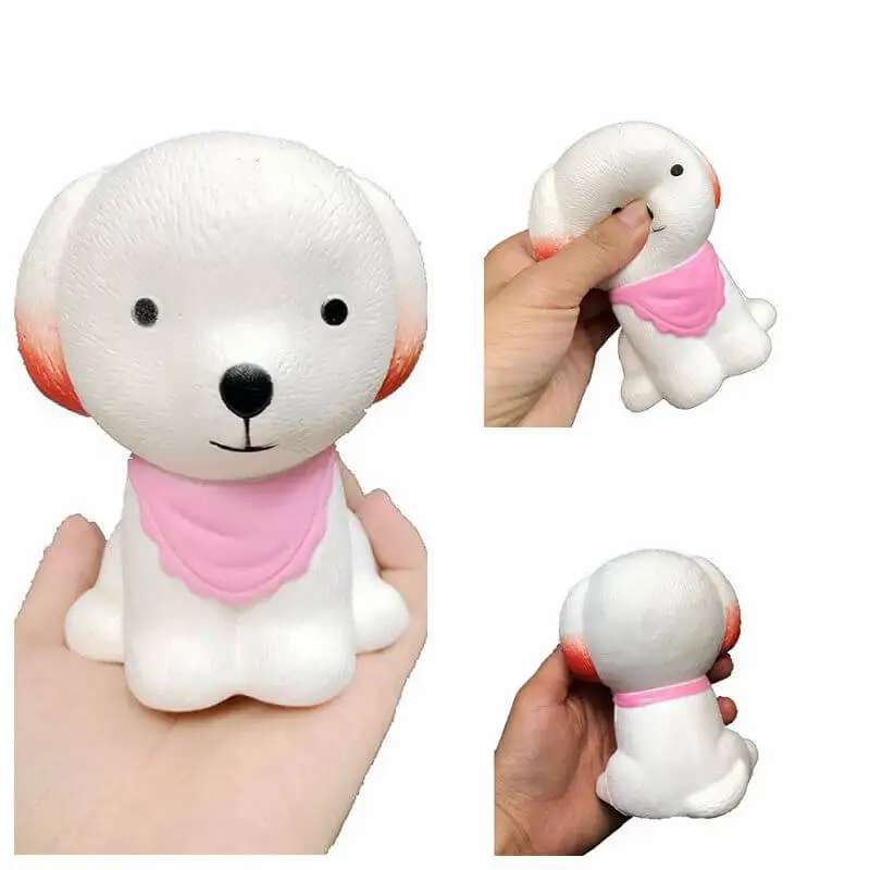 Aliexpress.com : Buy 1Pcs kawaii Squishy Jumbo 12cm White Dog Squishy ...