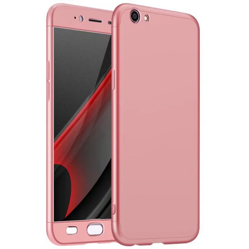 Mutouniao Full Cover For Oppo A59 Oppo F1s Rose Gold 360 Protection