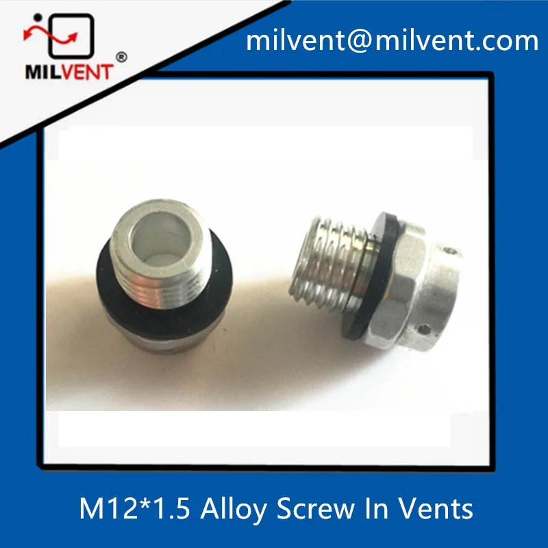 Alloy M12*1.5 screw in vents breather vent plug air vent plug ...