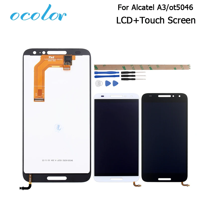 ocolor For Alcatel A3 LCD Display And Touch Screen 5 Inch Assembly ...