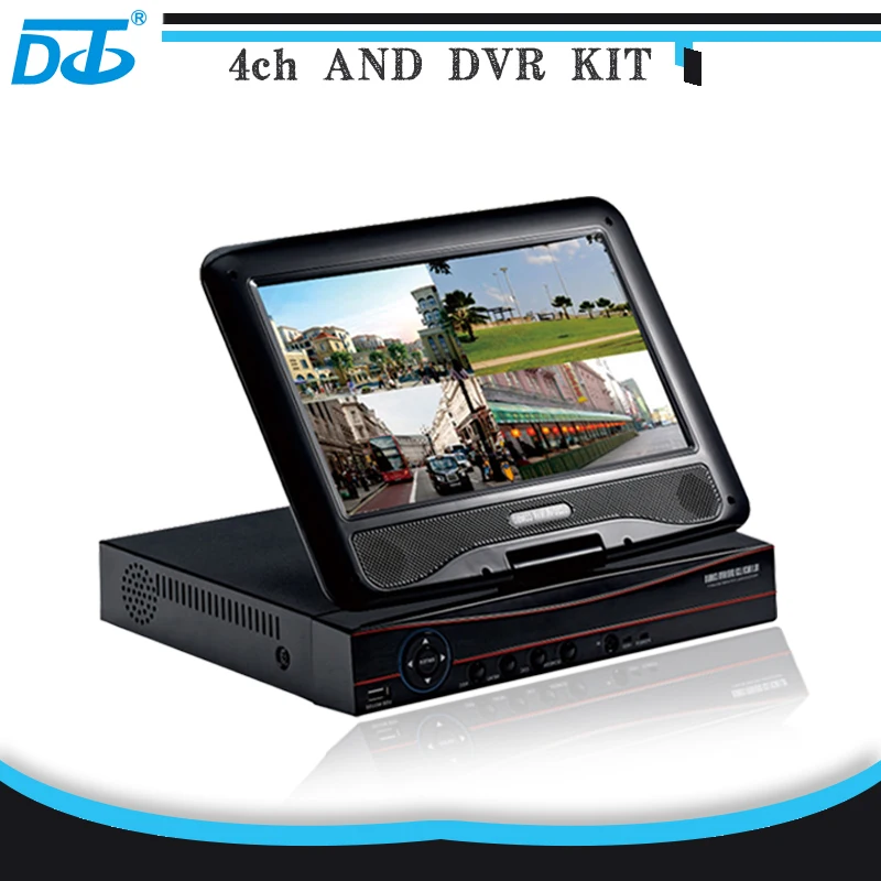 LCD 4CH AHD 1080n DVR NVR HVR Network CCTV Surveillance Video 8 Channel ...