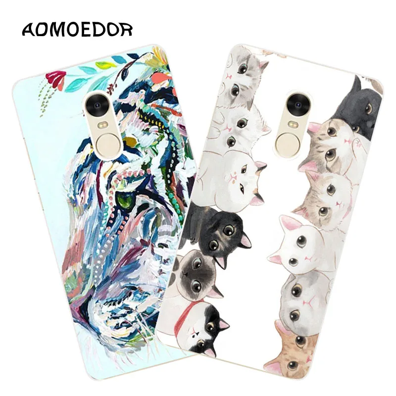 Xiaomi redmi note 4x Case,Silicon Lifelike 3D relief Painting Soft TPU Back Cover for redmi note ...