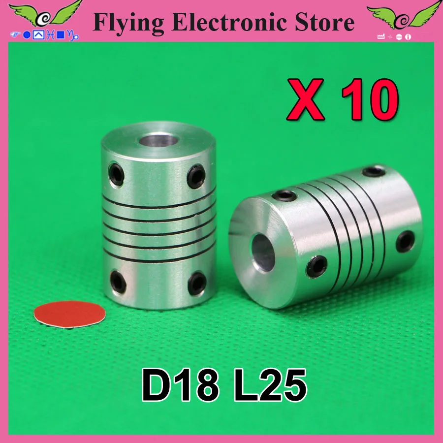 10pcs/lot 3D printer Stepper Motor Flexible Coupling Coupler /Shaft ...