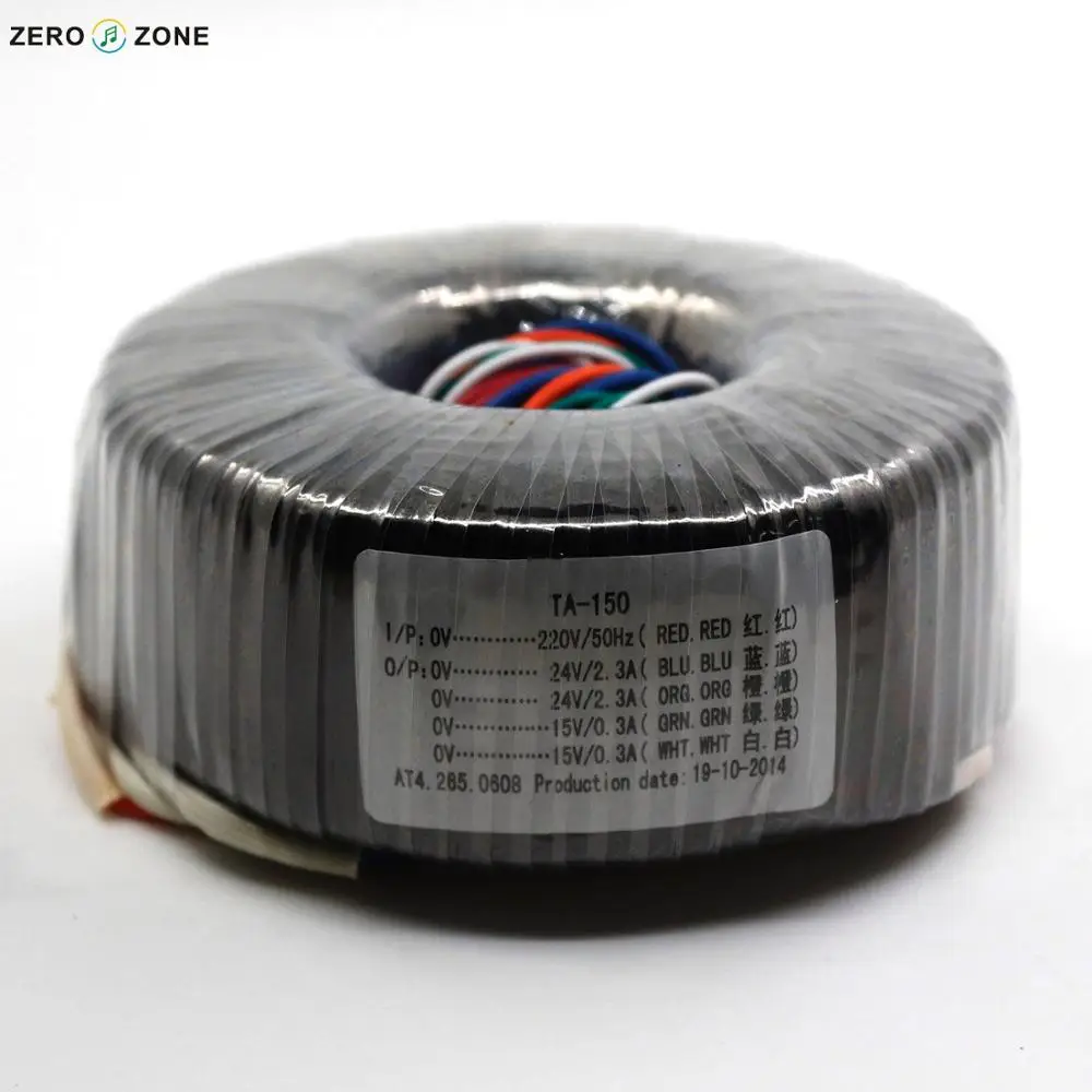 Gzlozone Ta-150 150w Toroidal Transformer 150va Dual 24v+ Dual 15v ...