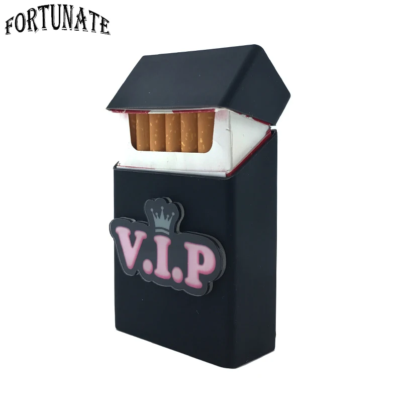 New VIP Badge Silicone Cigarette Box Cigarette Case Cover Smoking ...