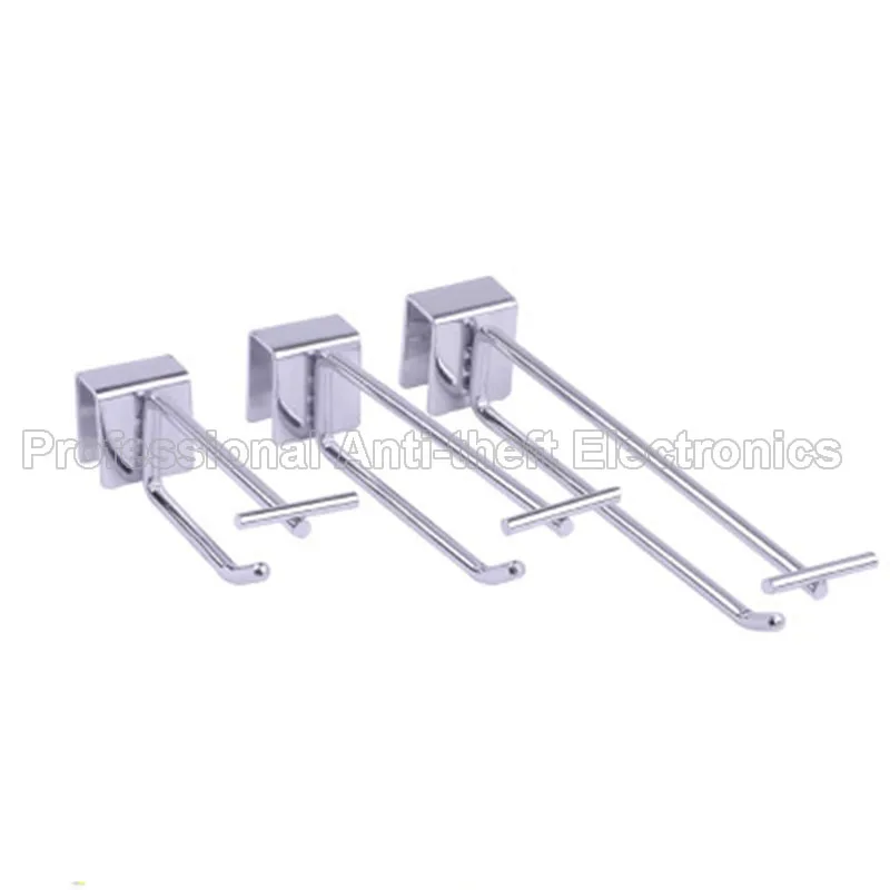 Stainless Steel Double Lines Hook Display For Square Tube In ...