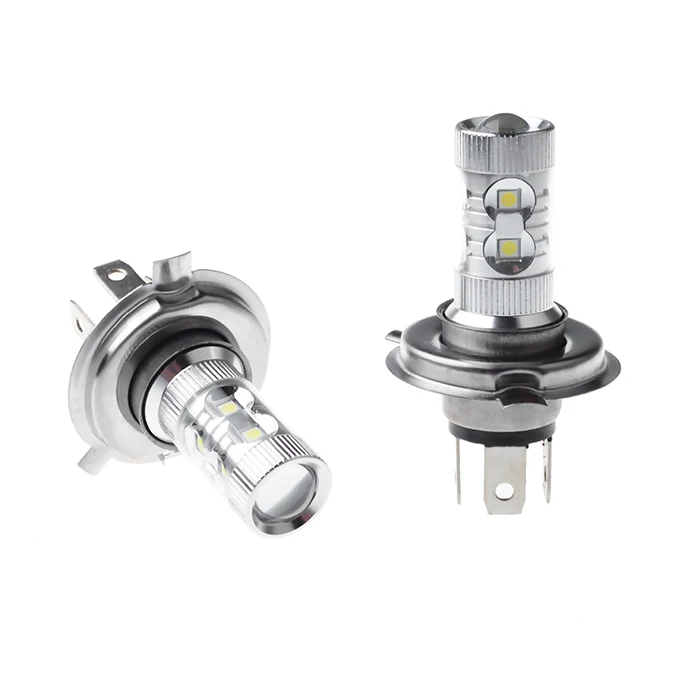 Hotest 1 Pair DC12 24v h4 led fog lights headlight H4 10LEDs Lamp for ...