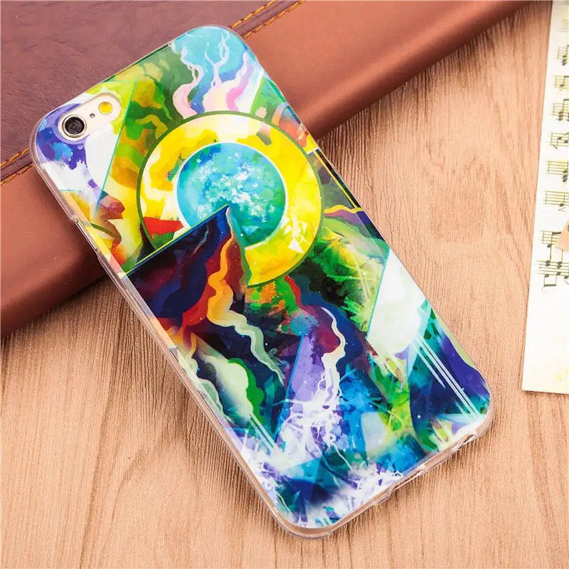 Watercolor style Drawing Paint Design IMD smooth Phone Cases For iPhone ...