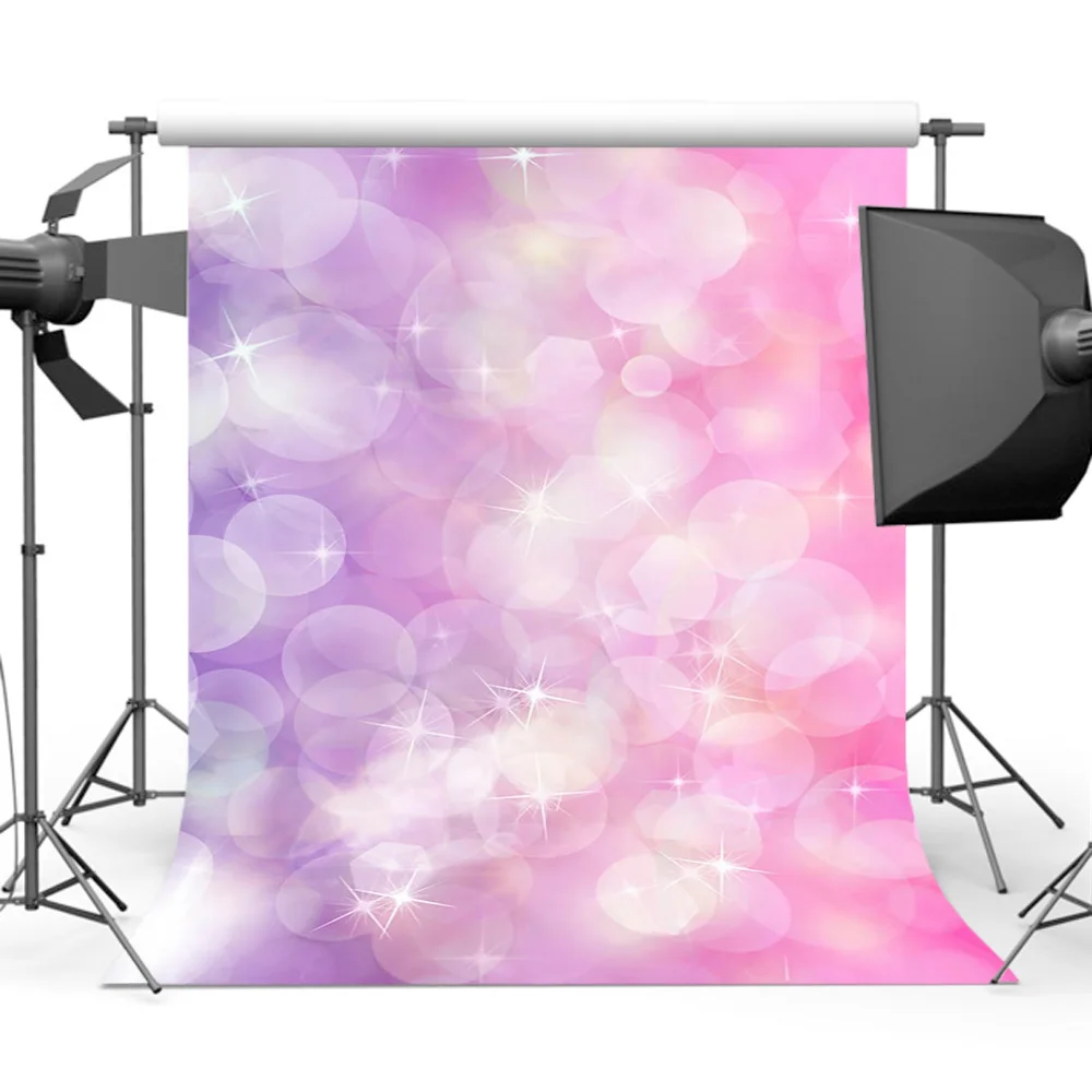 Mehofoto Bokeh Backdrop Fantasy Glitter Background for Photography Pink ...