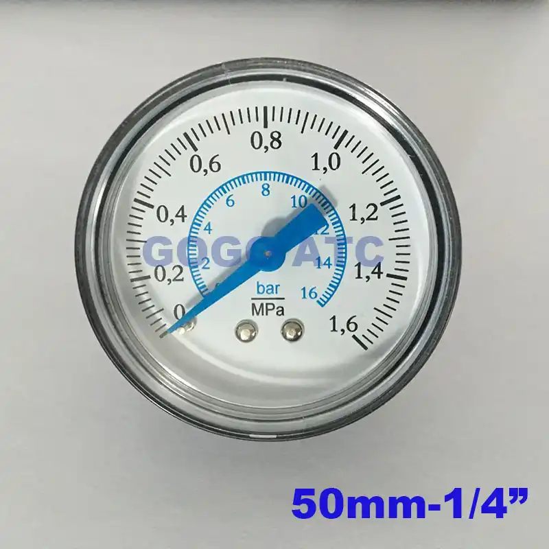 SMC Airtac type Pneumatic mini air pressure gauge iron plastic port 1/8 ...