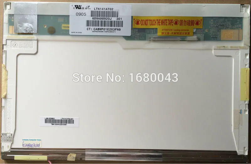 LTN141AT02 적합 LTN141AT01 LTN141AT03 HT141WXB 100 CLAA141WB05A CLAA141WB05 M141NWW1 001/101/102 ...