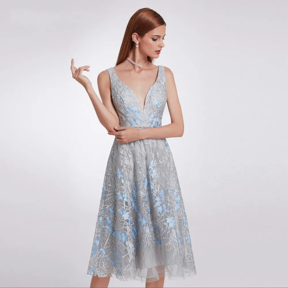 2018 Backlackgirl New Arrival Sleeveless Fashion Beautiful Lace Prom ...