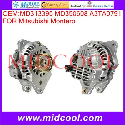 High Quanity Automotive Alternator OEM:MD313395 MD350608 A3TA0791 ...